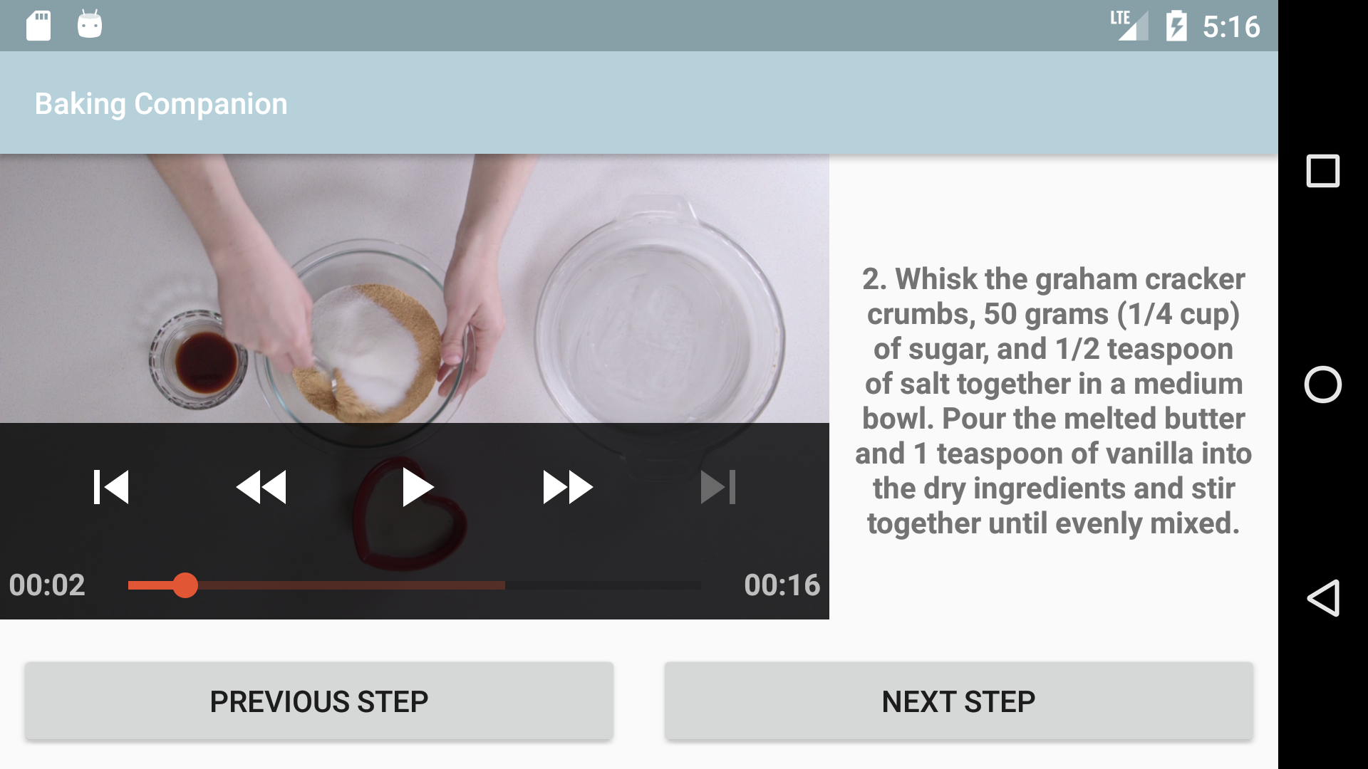 GitHub - CarloAntonio/Baking-Companion: Udacity's Android Developer Nanodegree, Project 3 ...