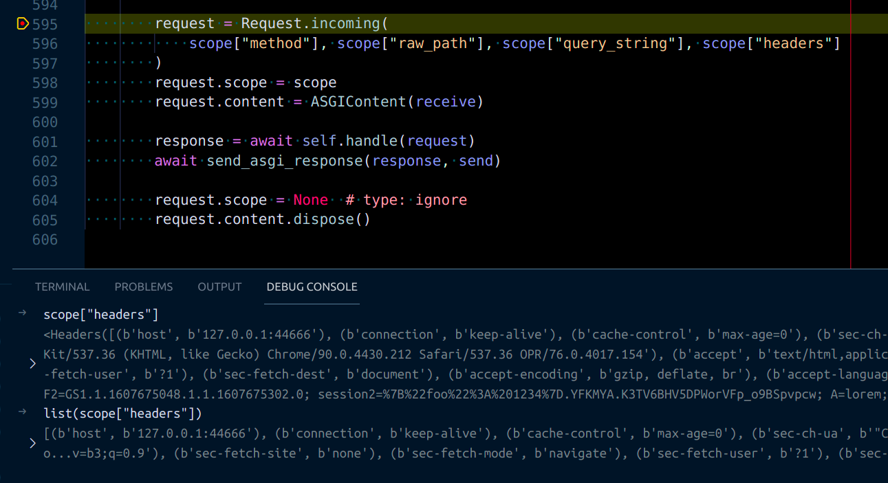 hypercorn: TypeError: Argument 'headers' has incorrect type (expected list, got Headers) · Issue ...