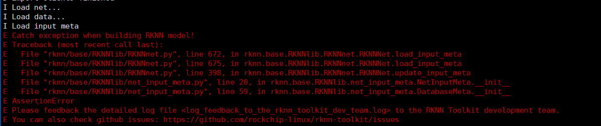 转onnx模型时出现错误Catch exception when building RKNN model! · Issue #376 · rockchip-linux/rknn-toolkit ...