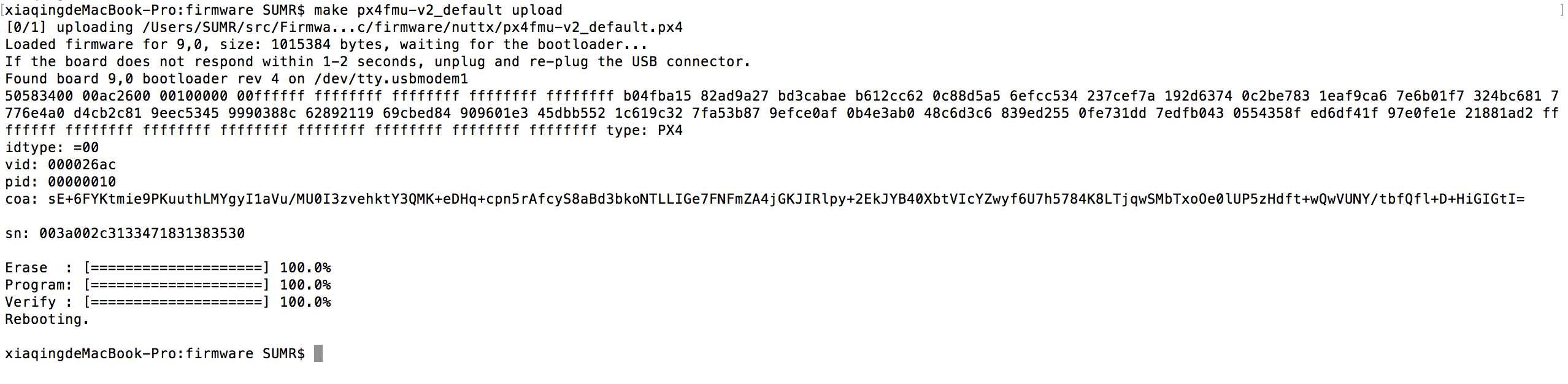 Failed to flash board through terminal · Issue #7870 · PX4/PX4-Autopilot · GitHub