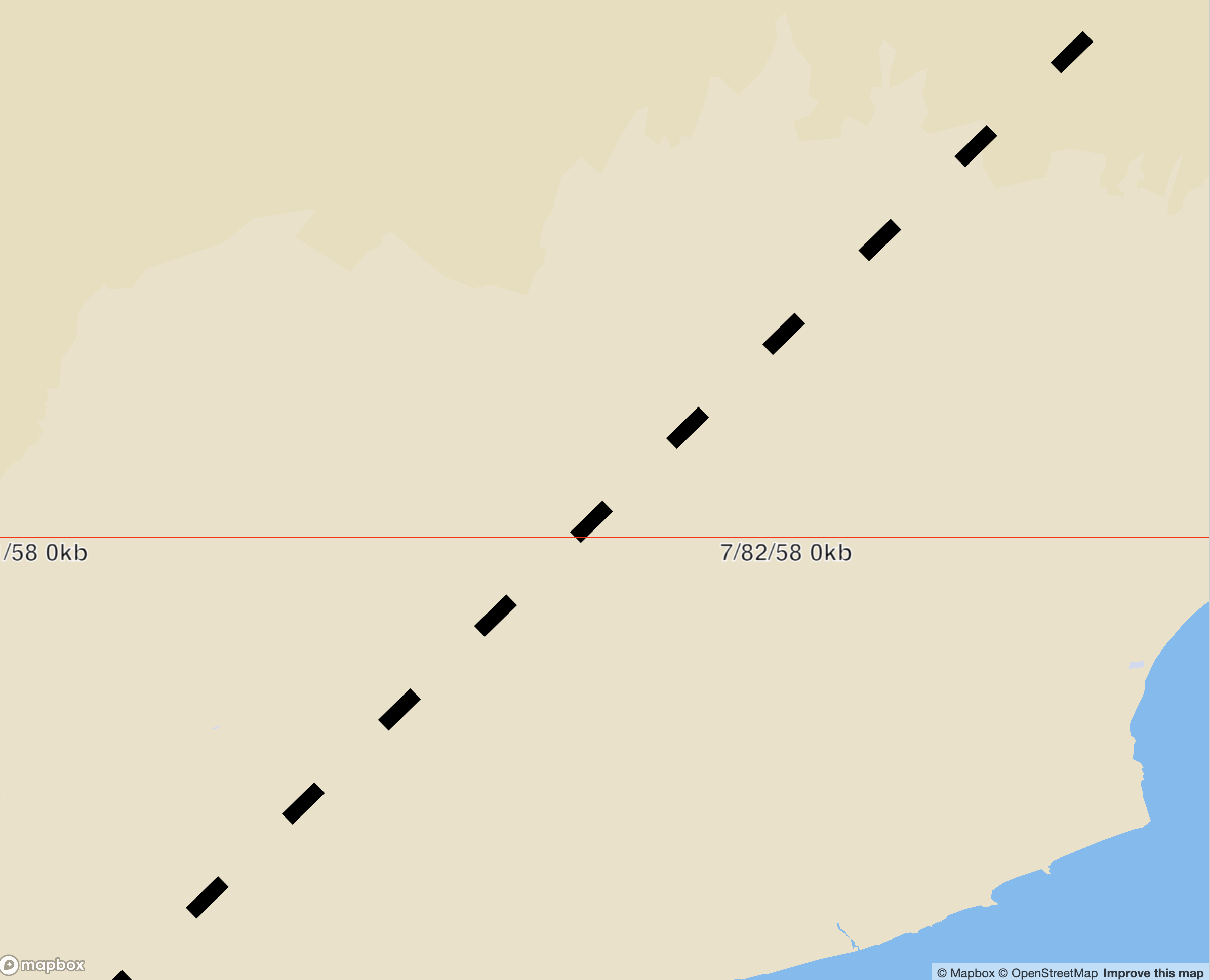 Dashed line dashes are clipped & offset at tile boundaries · Issue #5395 · mapbox/mapbox-gl-js ...