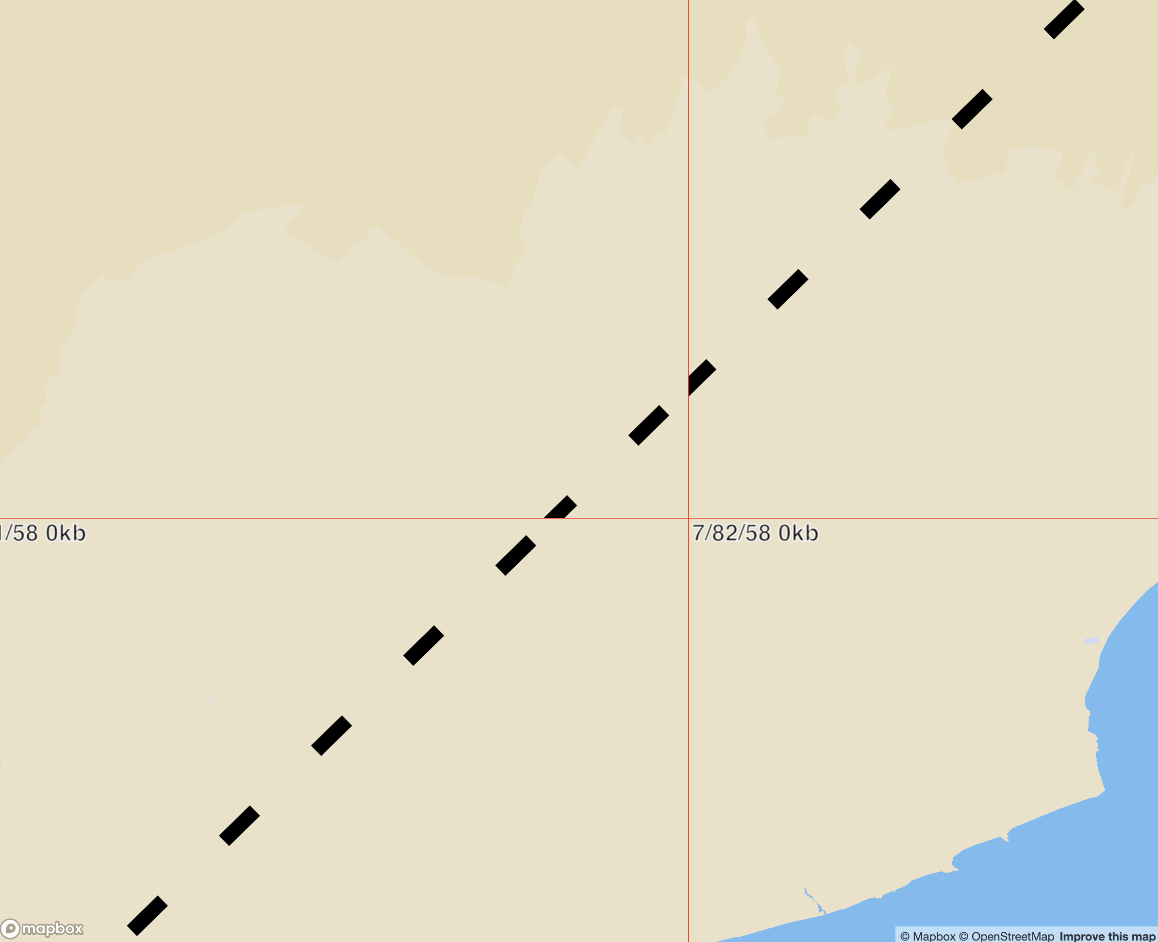 Dashed line dashes are clipped & offset at tile boundaries · Issue #5395 · mapbox/mapbox-gl-js ...