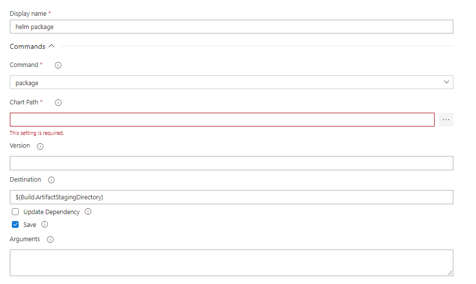 Helm Package And Deploy Task Cannot Run Helm Init Client Only Without Cluster Information 6869