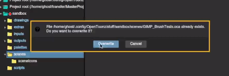 Export to OCA Couldn't Create Folder · Issue #4871 · opentoonz/opentoonz · GitHub