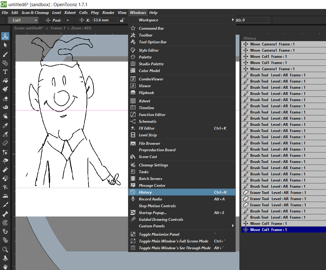 Pasting a Raster drawing selection into a blank cell stops actions from being entered into ...