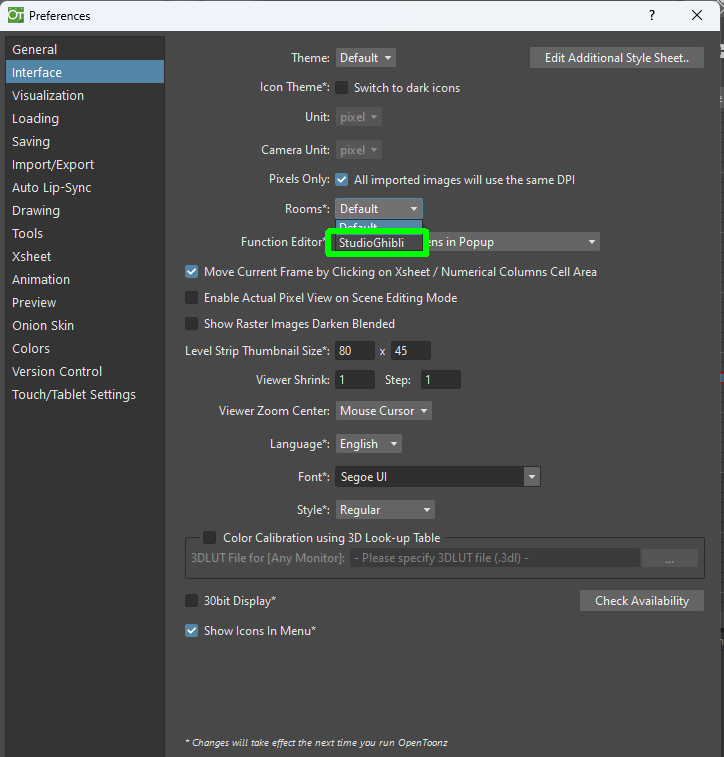 Rooms revert to Ghibli room set · Issue #5075 · opentoonz/opentoonz · GitHub