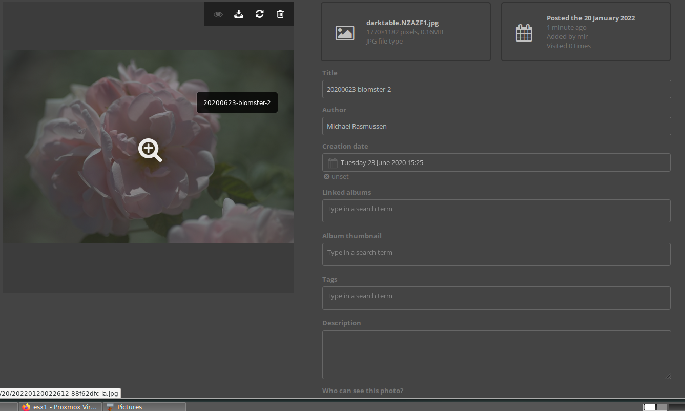 Export using piwigo · Issue #10928 · darktable-org/darktable · GitHub