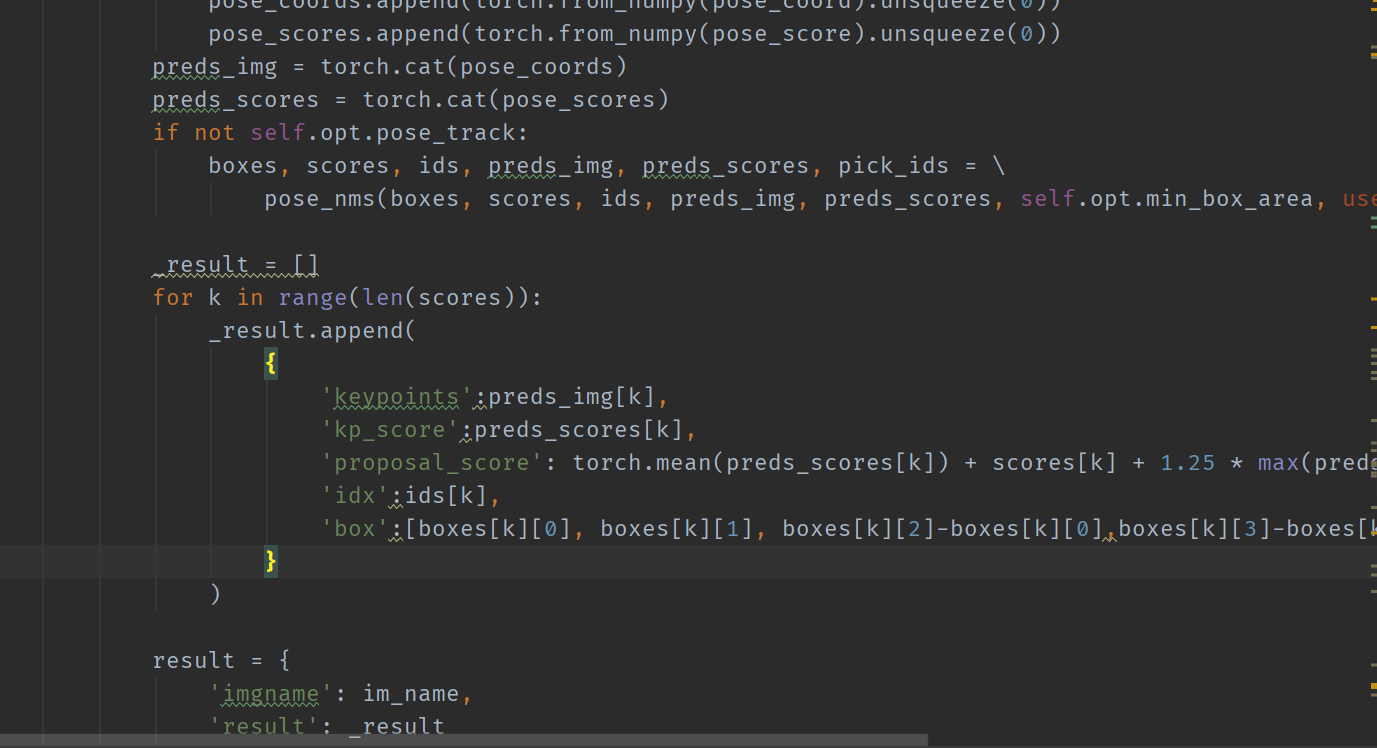 how to change code to get final_result · Issue #1034 · MVIG-SJTU/AlphaPose · GitHub