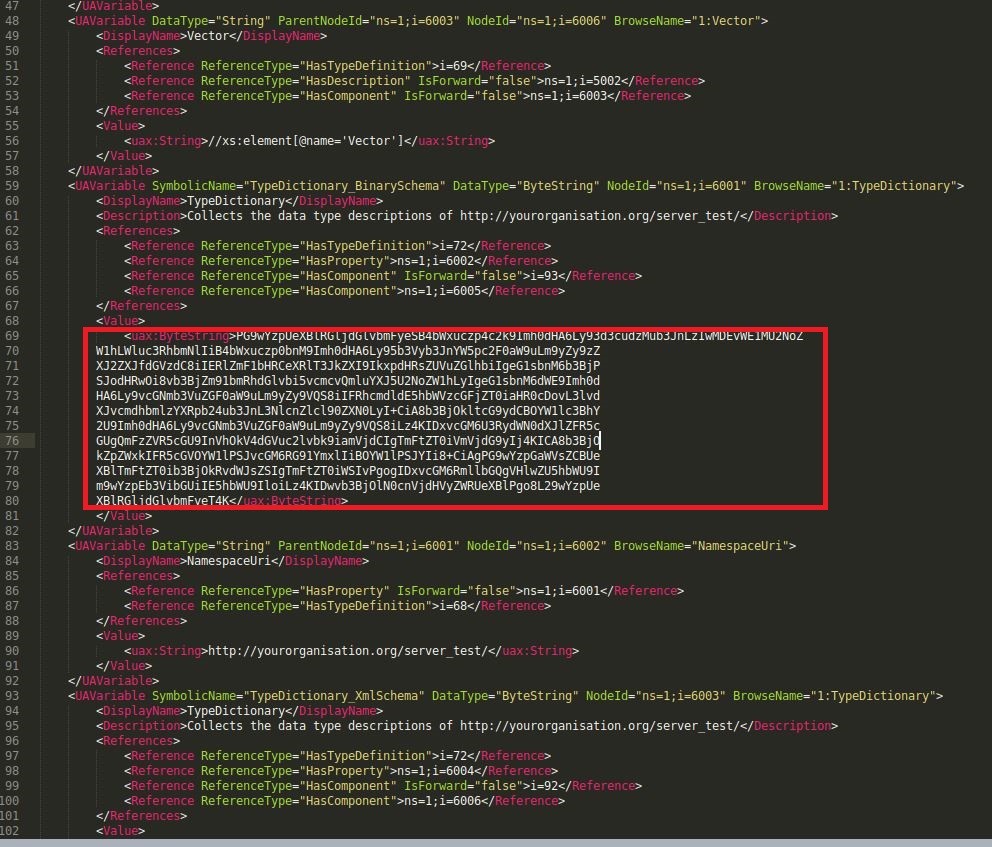 Nodeset compiler for information model that contains the own structure data types · Issue #2369 ...