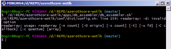 db_assembler: readarray option -d is invalid · Issue #9902 ...