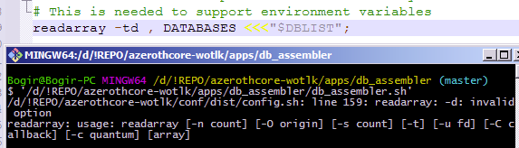 db_assembler: readarray option -d is invalid · Issue #9902 ...