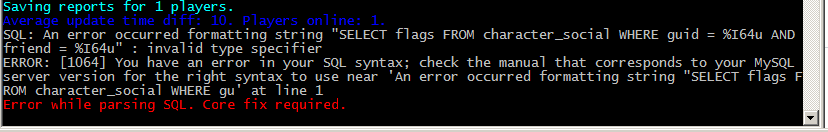 Server crash via SQL error · Issue #2459 · azerothcore/azerothcore ...