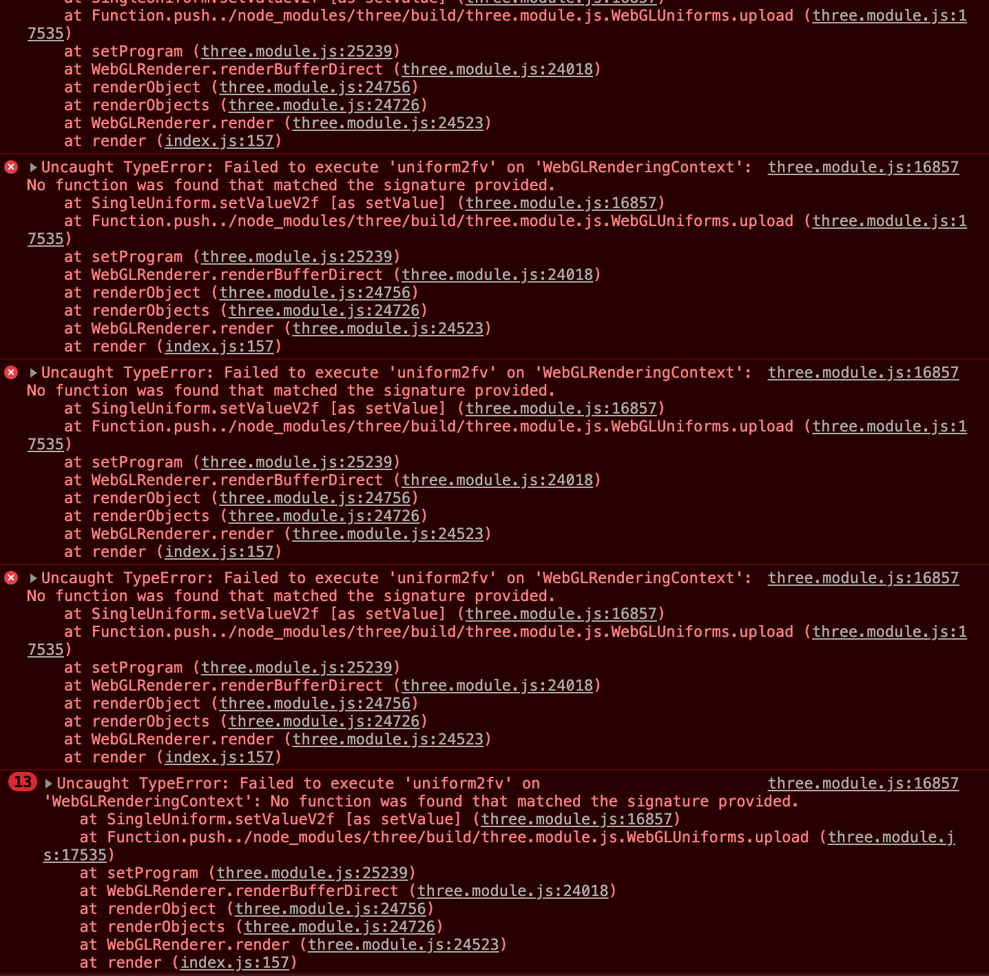 Geometry Buffer Examples · Issue #11 · ryanking1809/threejs-meshline · GitHub