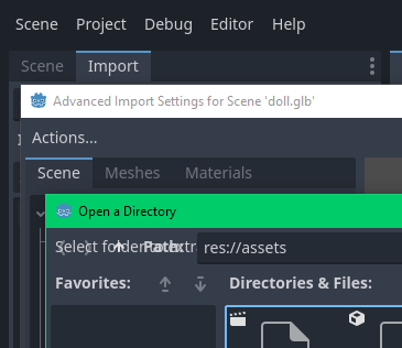 Godot 4beta 'Open a Directory' dialog layout bug · Issue #70060 · godotengine/godot · GitHub