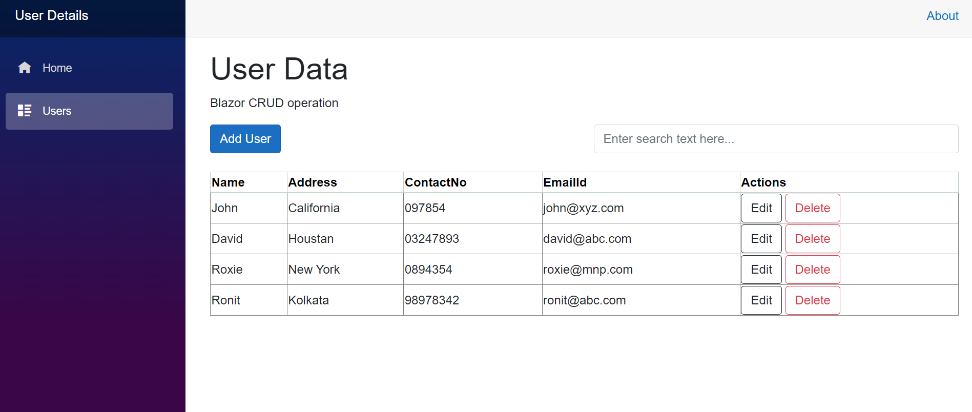 Github Saharanit6288blazorcrudapp1 This Is Simple Crud Using Blazor Net Api Ms Sql