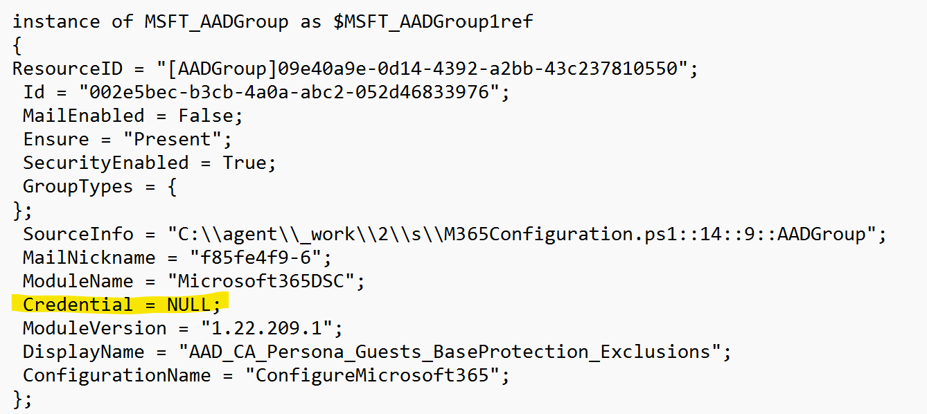 DevOps Pipeline Release issue · Issue #1794 · microsoft/Microsoft365DSC · GitHub
