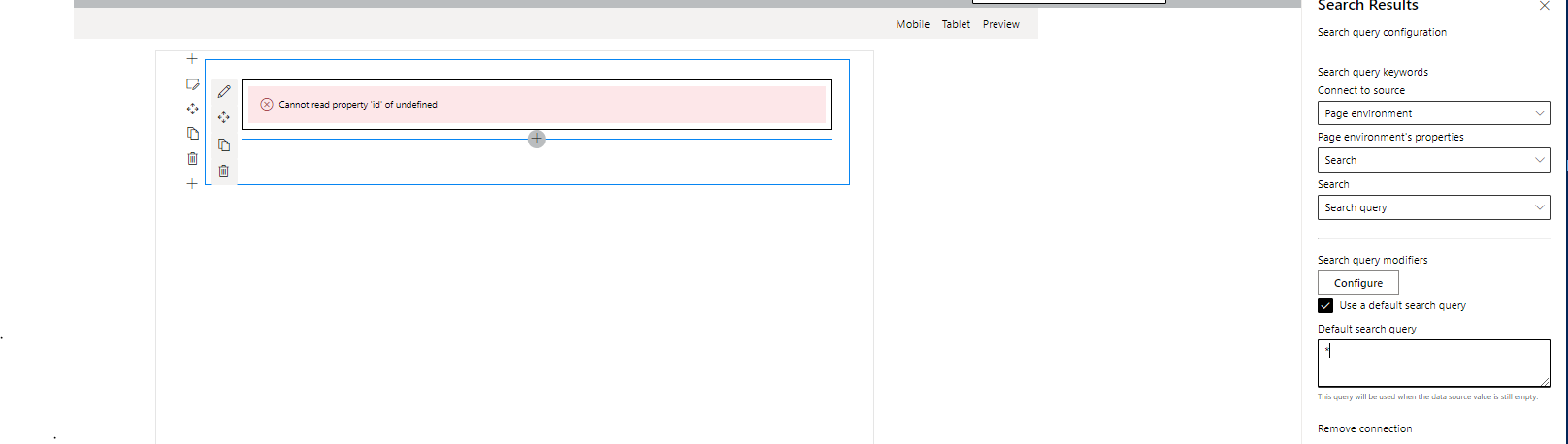 Cannot read property 'id' of undefined · Issue #496 · microsoft-search/pnp-modern-search · GitHub