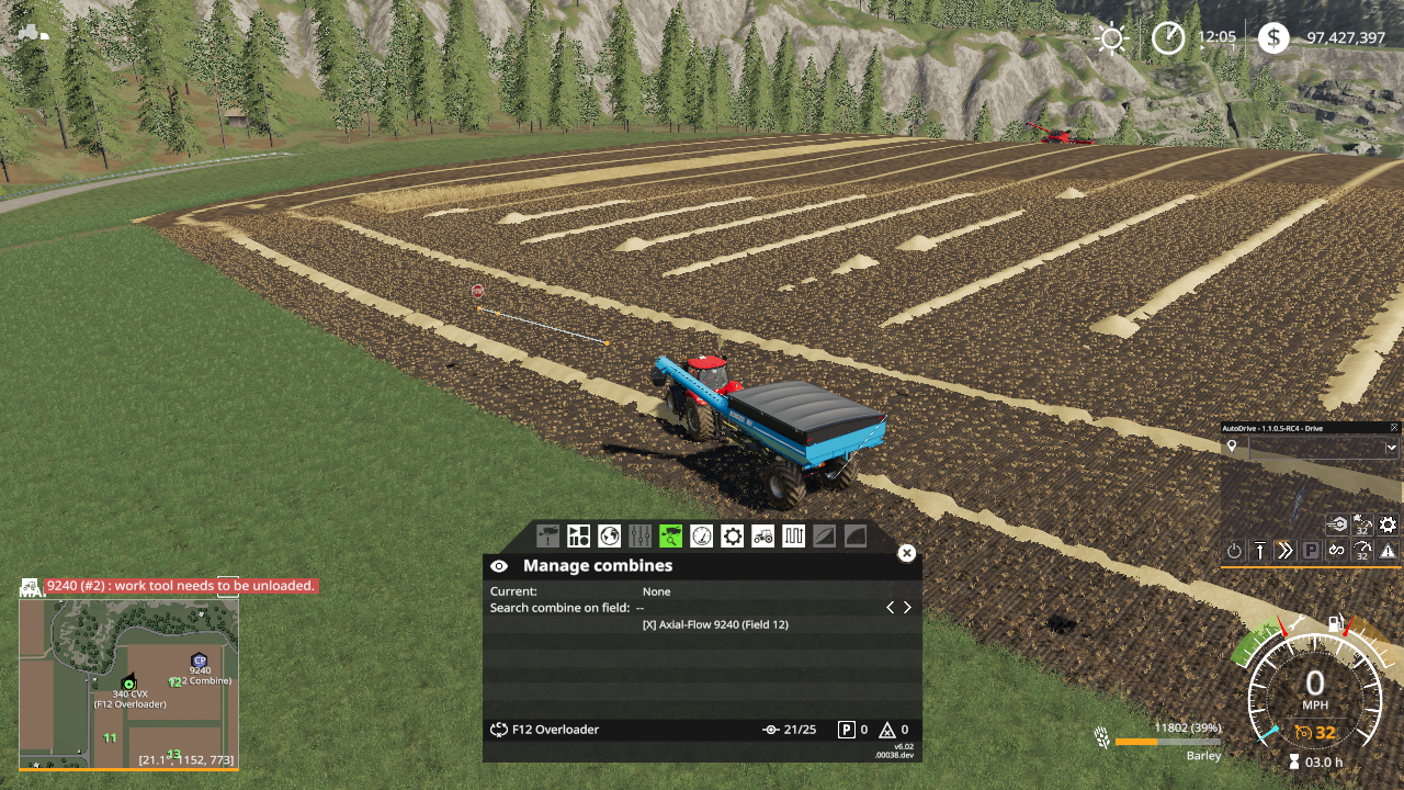 Combine 'stop during unloading' disabled and 100% filled will not be unloaded (2) · Issue #5726 ...