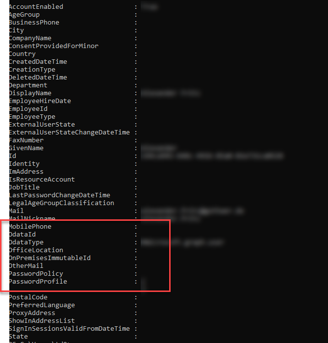 Get-AzADUser missing Property "onPremisesLastSyncDateTime" · Issue #16892 · Azure/azure ...