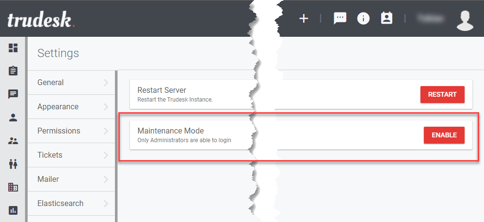 Introducing a "Maintenance Mode" · Issue #475 · polonel/trudesk · GitHub