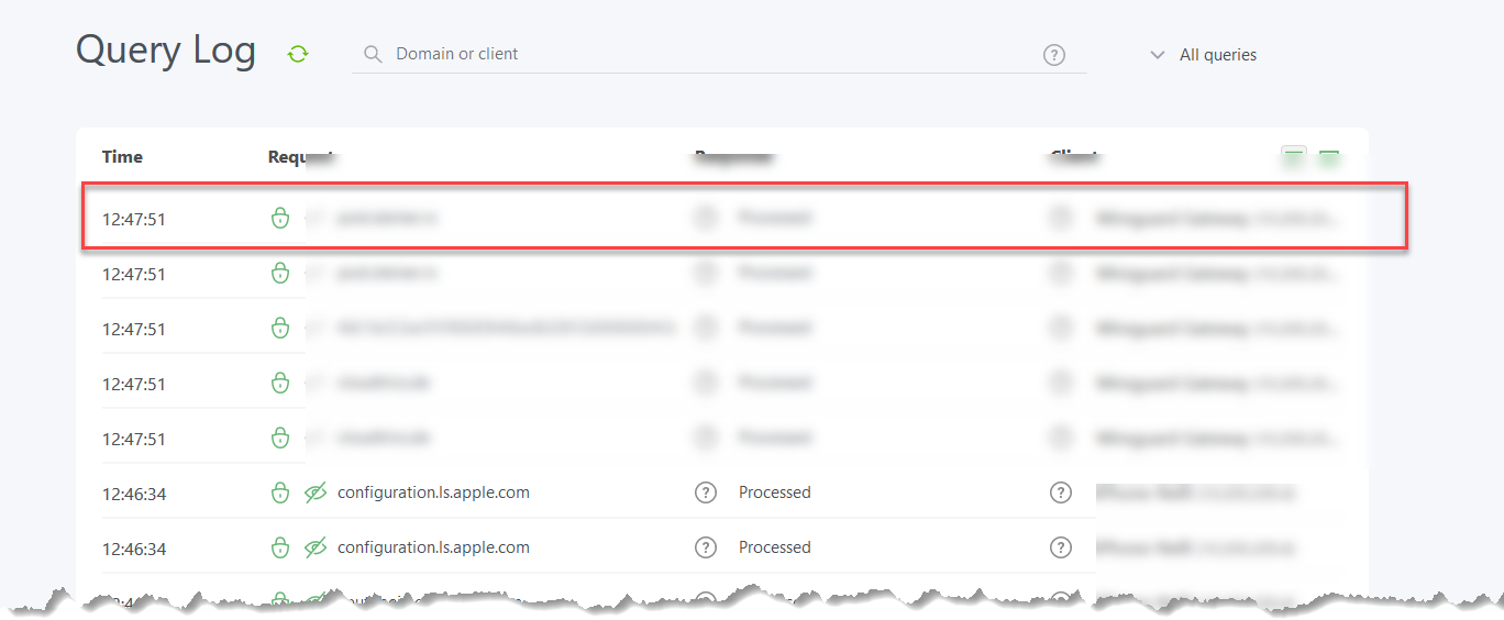 GUI: Reduce Size of the Query Log to show more entries · Issue #2064 ...