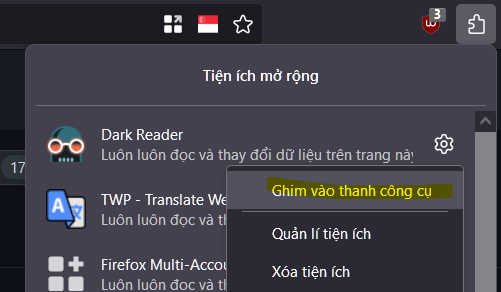 How To Enable Toolbar Button On Firefox · Darkreader Darkreader · Discussion 11146 · Github 