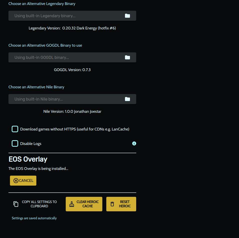 EOS Overlay install does nothing · Issue #2935 · Heroic-Games-Launcher ...