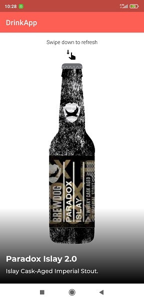 GitHub - CagatayKolus/DrinkApp: An android application which uses Punkapi for getting random drink.