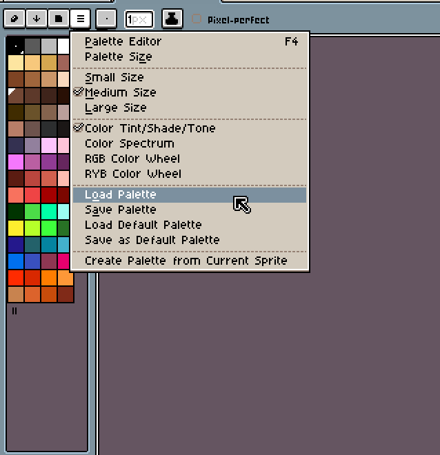 Palette Not Loaded From User Folder · Issue 377 · Libresprite