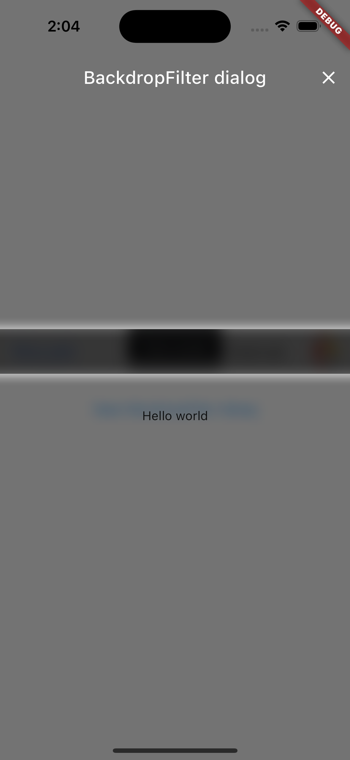 Platform Views Not Blurring Properly With Backdropfilter On Ios · Issue 134059 · Flutter 