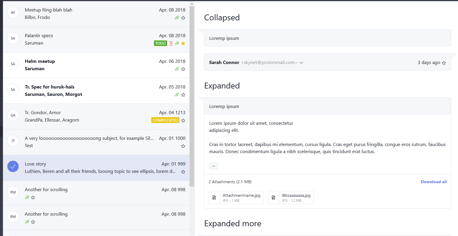 Rename classes for inbox view · Issue #151 · ProtonMail/design-system · GitHub