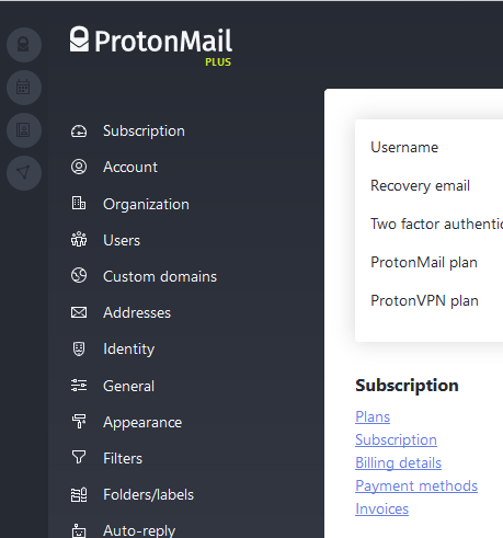 Highlight Protonmail icon in aside bar · Issue #106 · ProtonMail/proton-mail-settings · GitHub