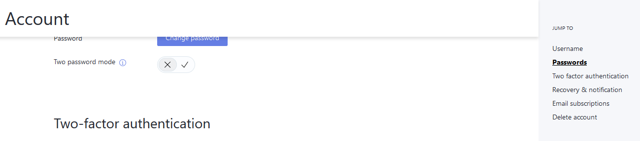 Target of subnav links (right nav) · Issue #121 · ProtonMail/proton-mail-settings · GitHub