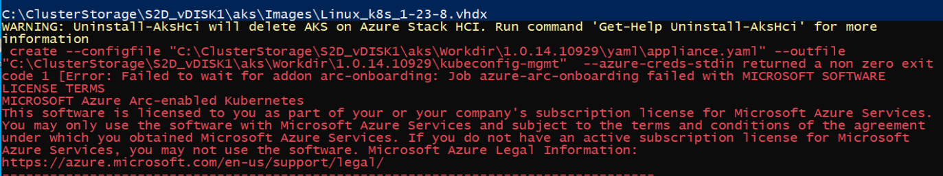 Hcibox Error During Aks Installation · Issue 1504 · Microsoftazure 