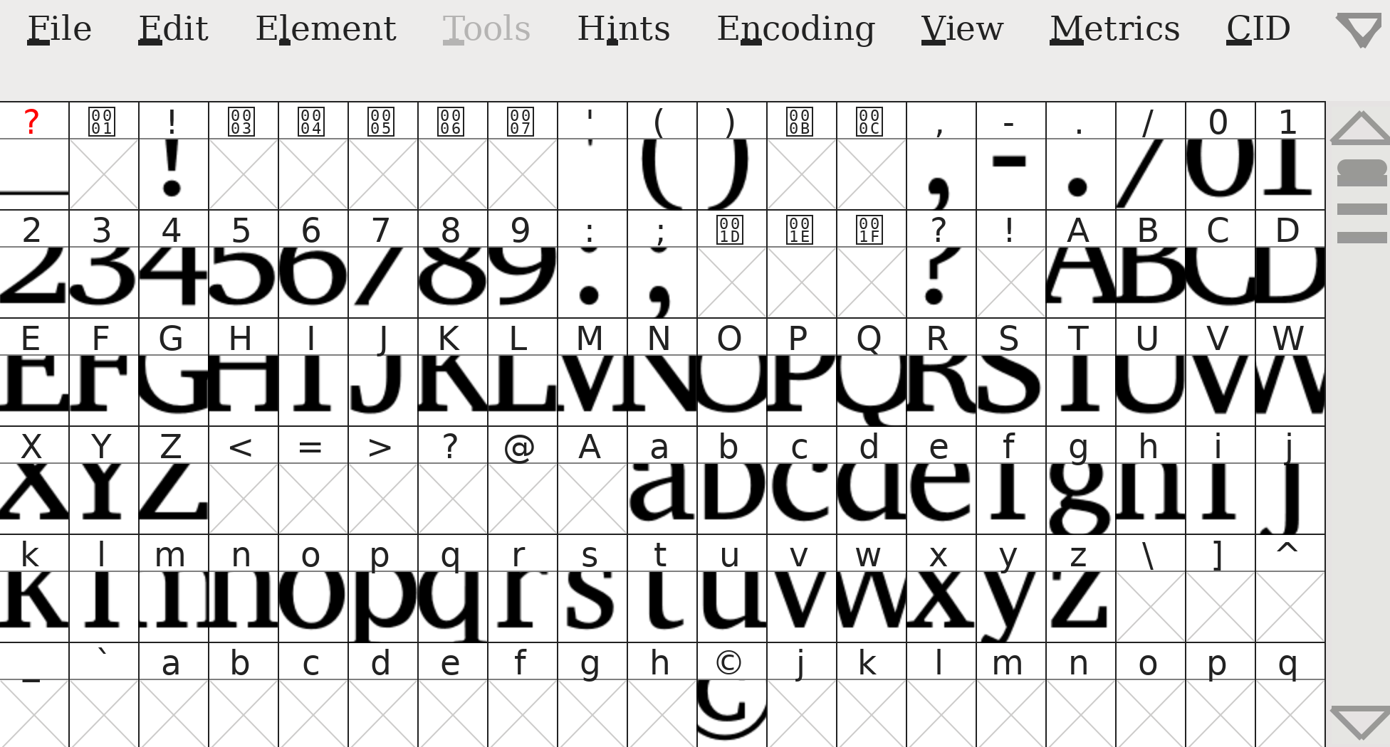 Acrobat reader mangles display of fonts with em > 1000 · Issue #5185 ...