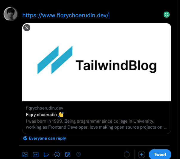 Change banner img metadata · Issue #299 · timlrx/tailwind-nextjs-starter-blog · GitHub