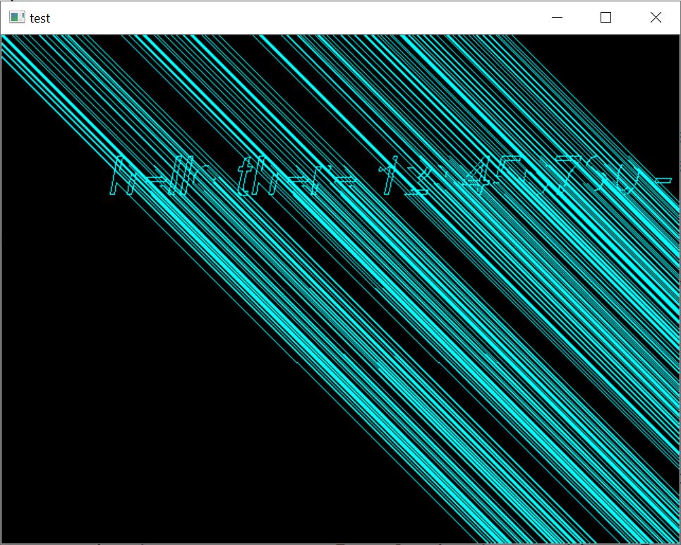 freetype.PutText not working write text plus diagonal lines (see below) · Issue #265 · emgucv ...