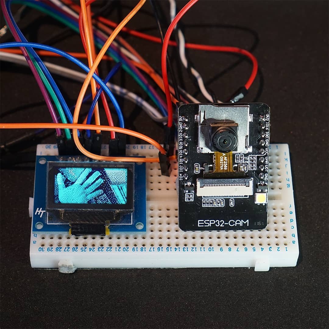 GitHub - limpfish/esp32cam-oled-dither: ESP32 Cam OLED display with dither