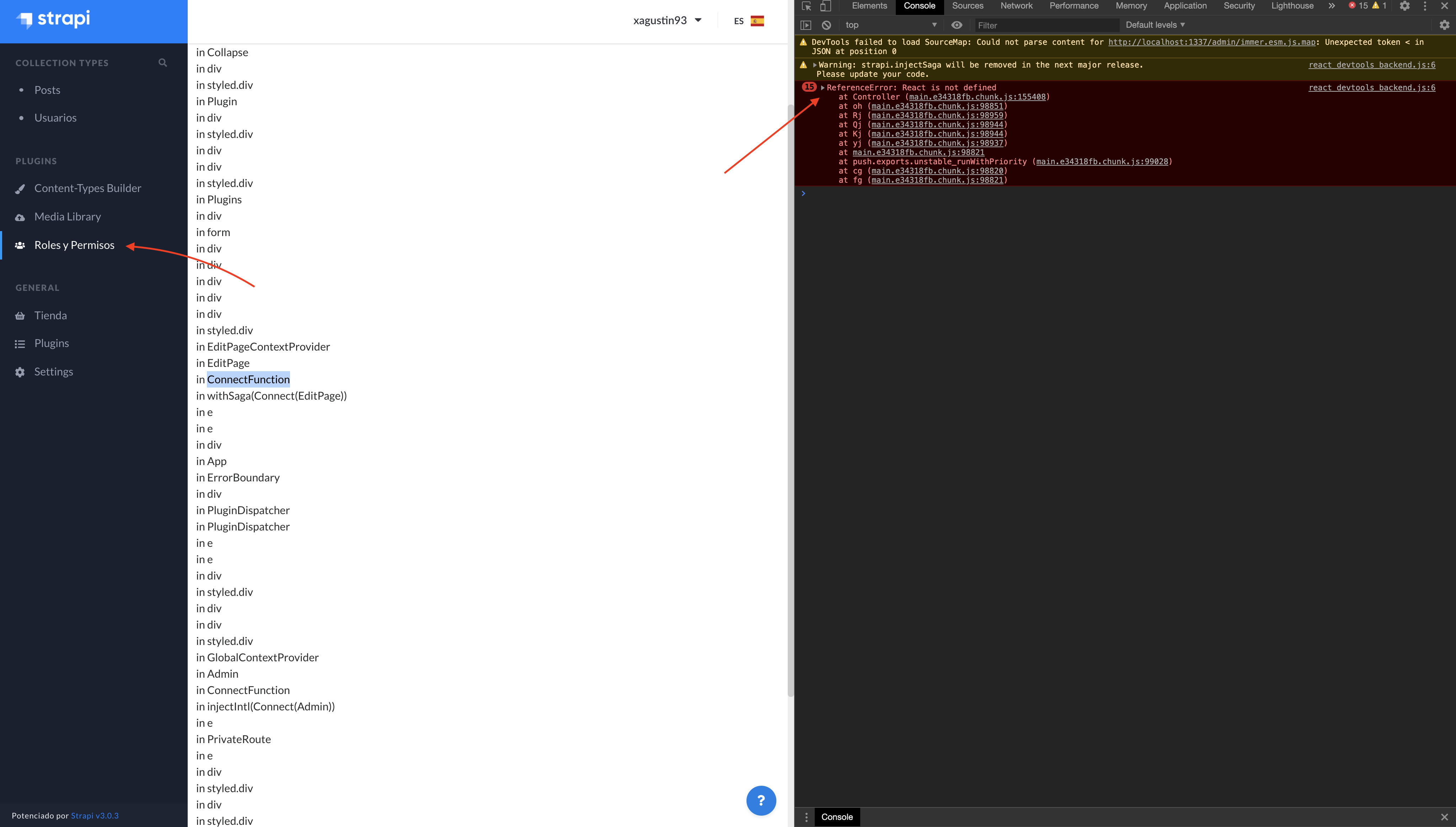 Open Roles in React is not defined · Issue #6733 · strapi/strapi · GitHub
