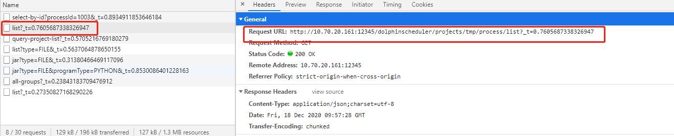 [Question]Why does the request all workflow definitions open the workflow definition list ...