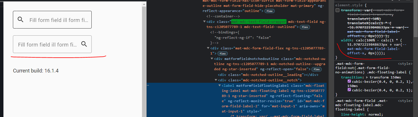 bug(MatFormFieldModule): Label is outside the bounds of the form field · Issue #27431 · angular ...