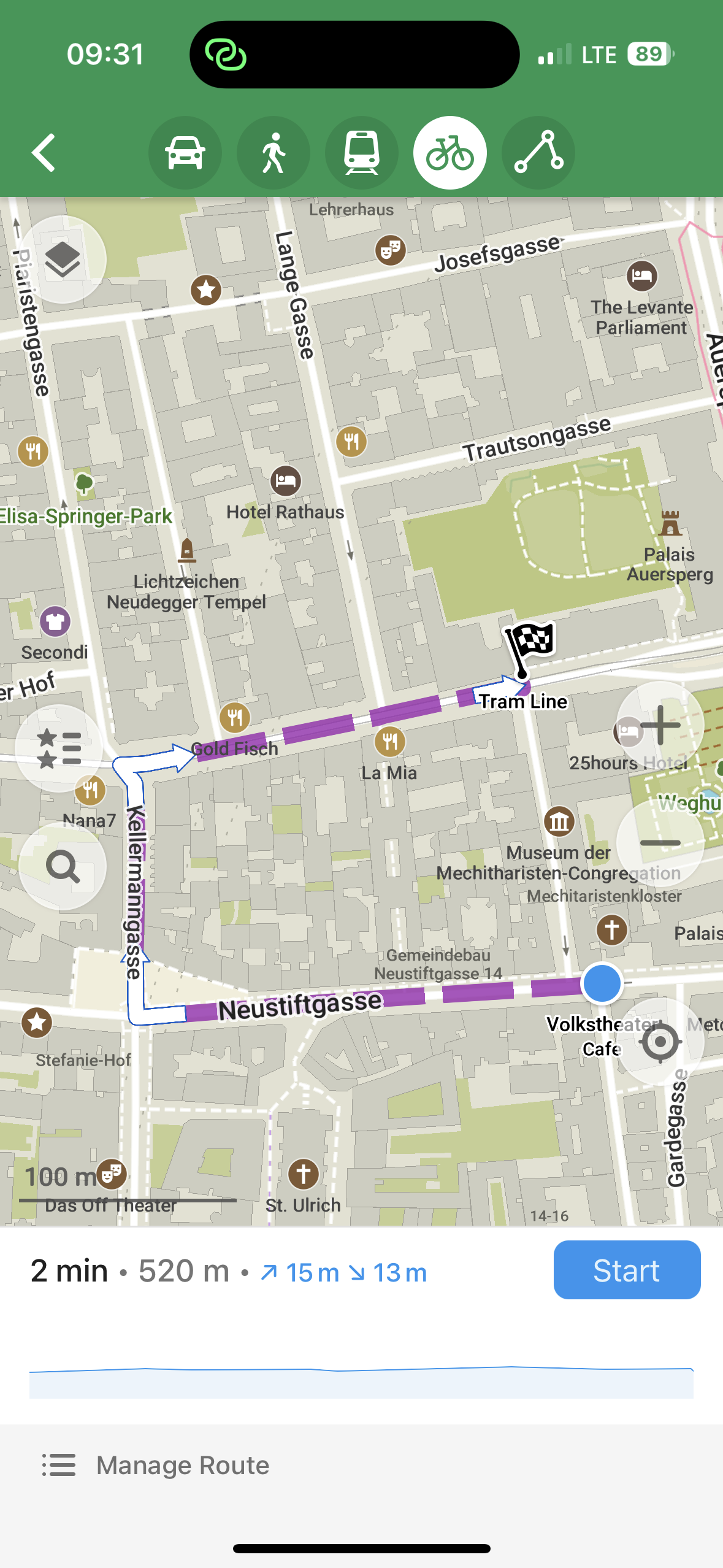 Organic Maps bike routing doesn't correctly respect implicit access ...