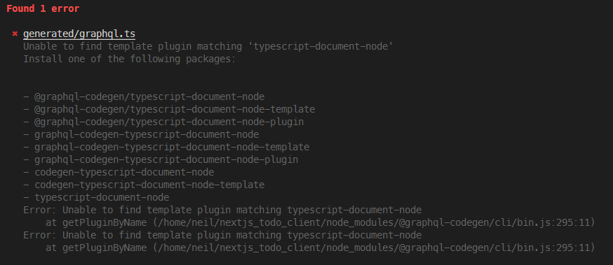 doesn't generate TypedDocument Node · Issue #35 · dotansimha/graphql ... doesn't generate TypedDocument Node · Issue #35 · dotansimha/graphql ...