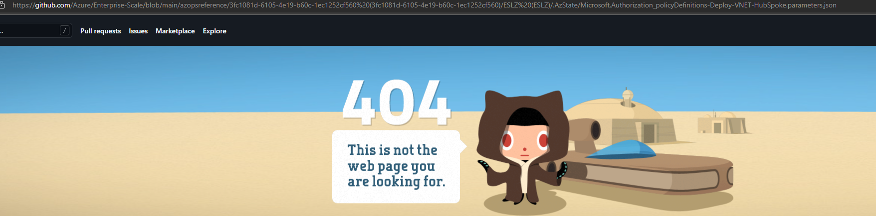 Documentation: Broken link in "Enterprise-Scale Landing Zone VNet Deployments" · Issue #856 ...