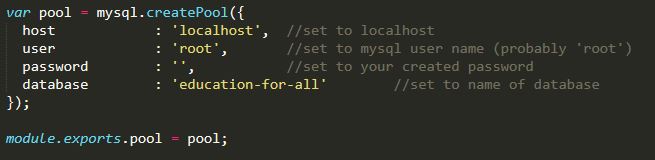 GitHub - seanmcortes/education-for-all