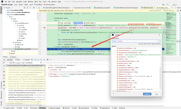 Liunx & docker & IDEA debugging - error [No DataSource set] · Issue #10412 · alibaba/nacos · GitHub