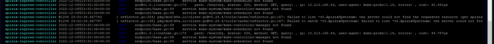 Trying to understand what these infos/warns mean · Issue #1502 · apache/apisix-ingress ...