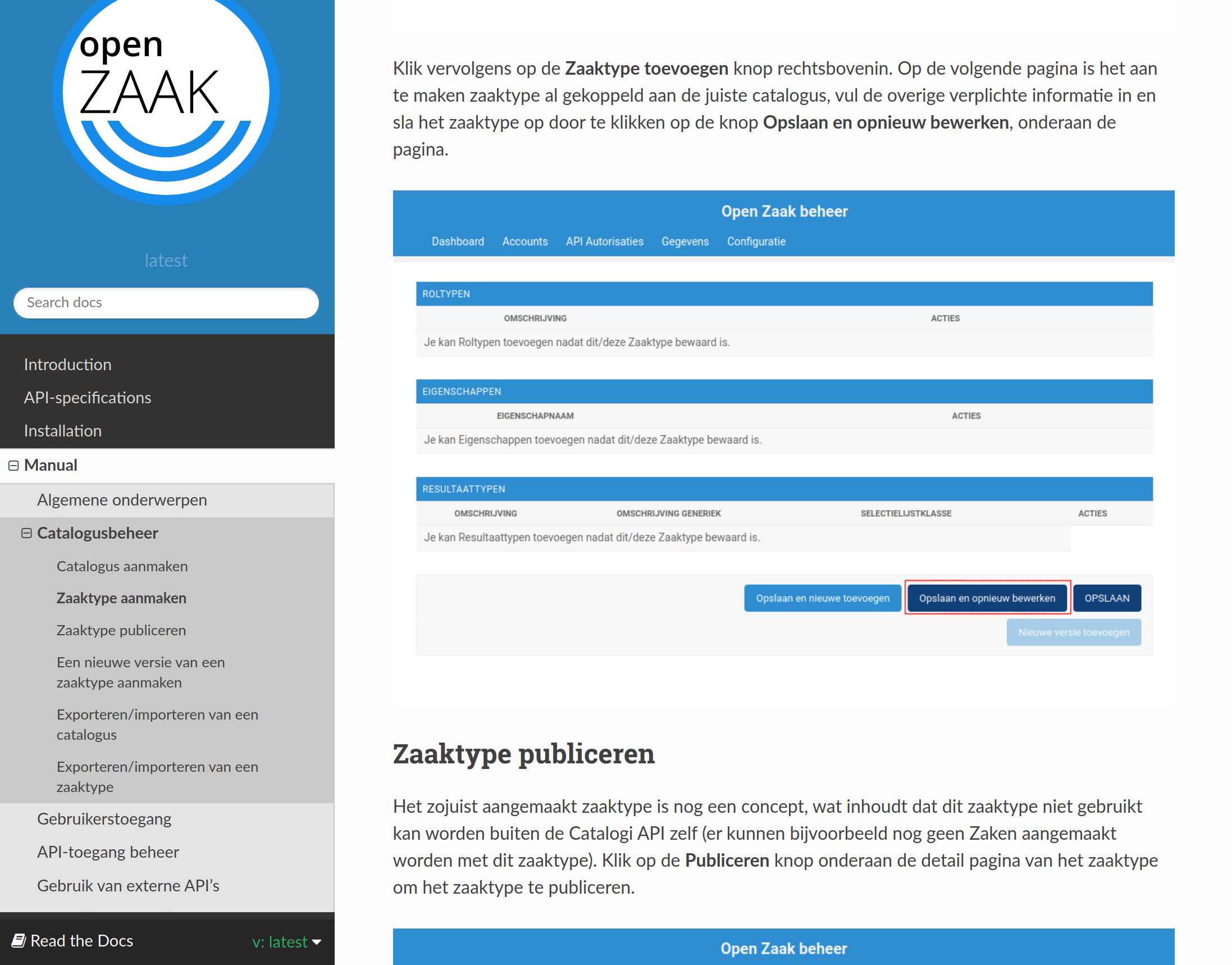 As PO, I want to be guided by the documentation through the necessity that before I can create a ...