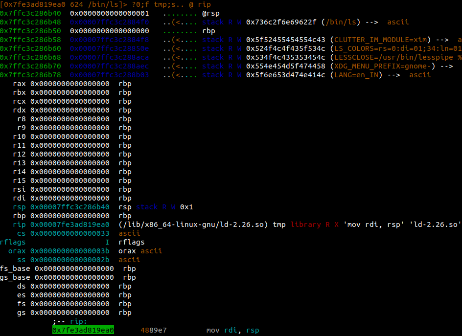 Better display for visual mode debugger, Add a panel for function arg · Issue #9349 · radareorg ...