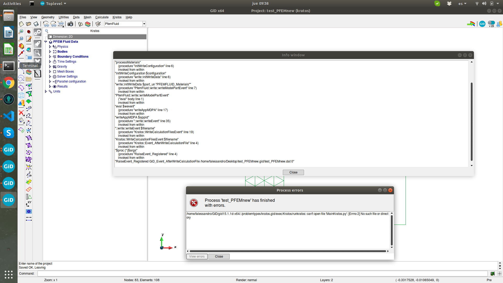 [PfemFluid] Error with the new changes · Issue #812 · KratosMultiphysics/GiDInterface · GitHub